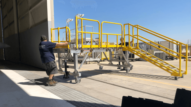 C-130 Aircraft Maintenance Stands & Platforms | JE Technology